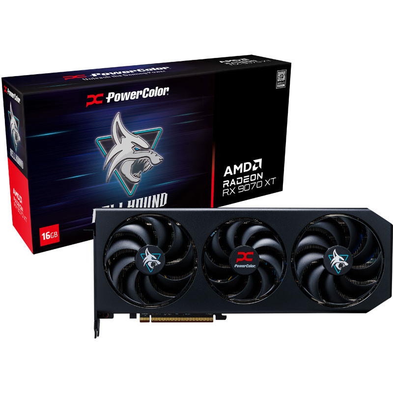 PowerColor HellHound AMD Radeon RX 9070 XT 16 Go - InfomaxParis.com