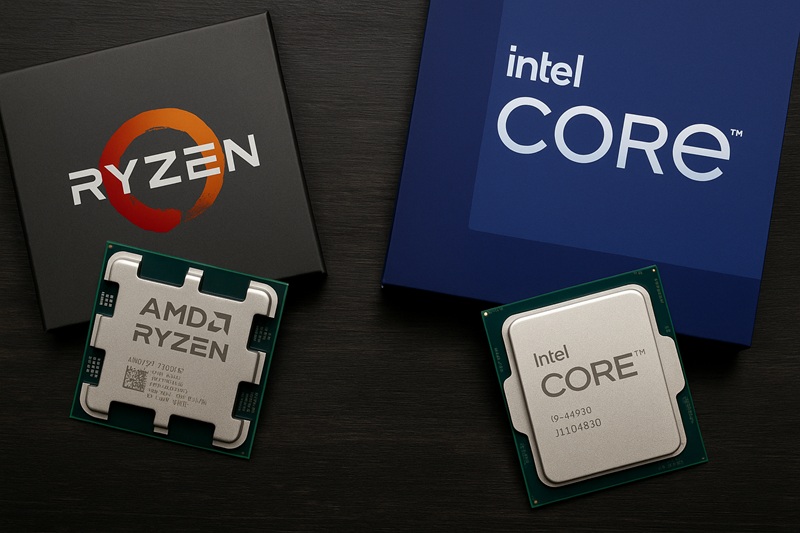 Processeur AMD ou Intel : comparatif complet pour gamers en 2025